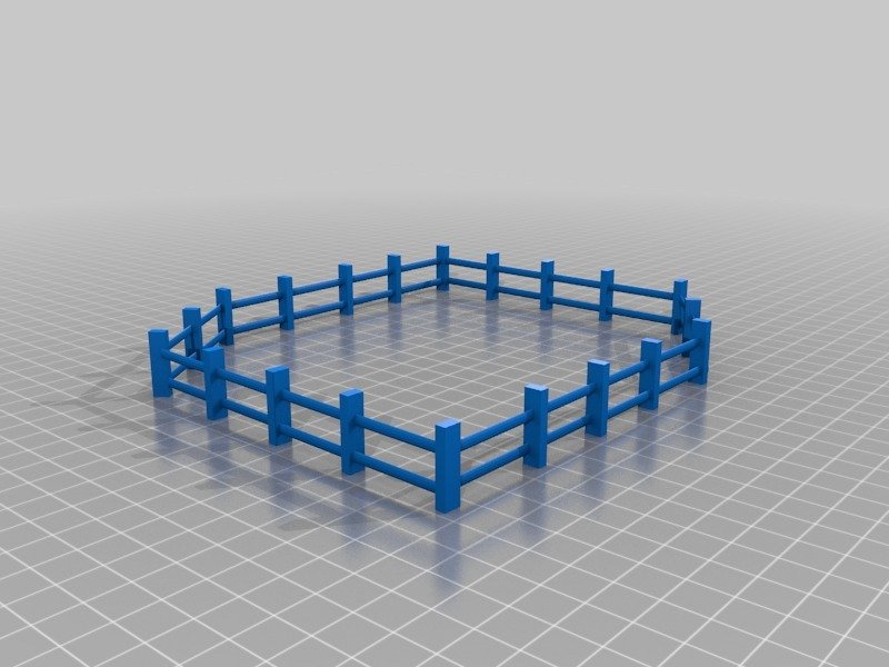 Fence 3D Printer Model Download Free STL File - 3axis.co
