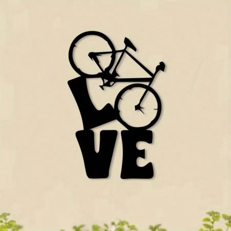 Laser Cut Metal Bike Love Wall Decor Free Vector Download - 3axis.co