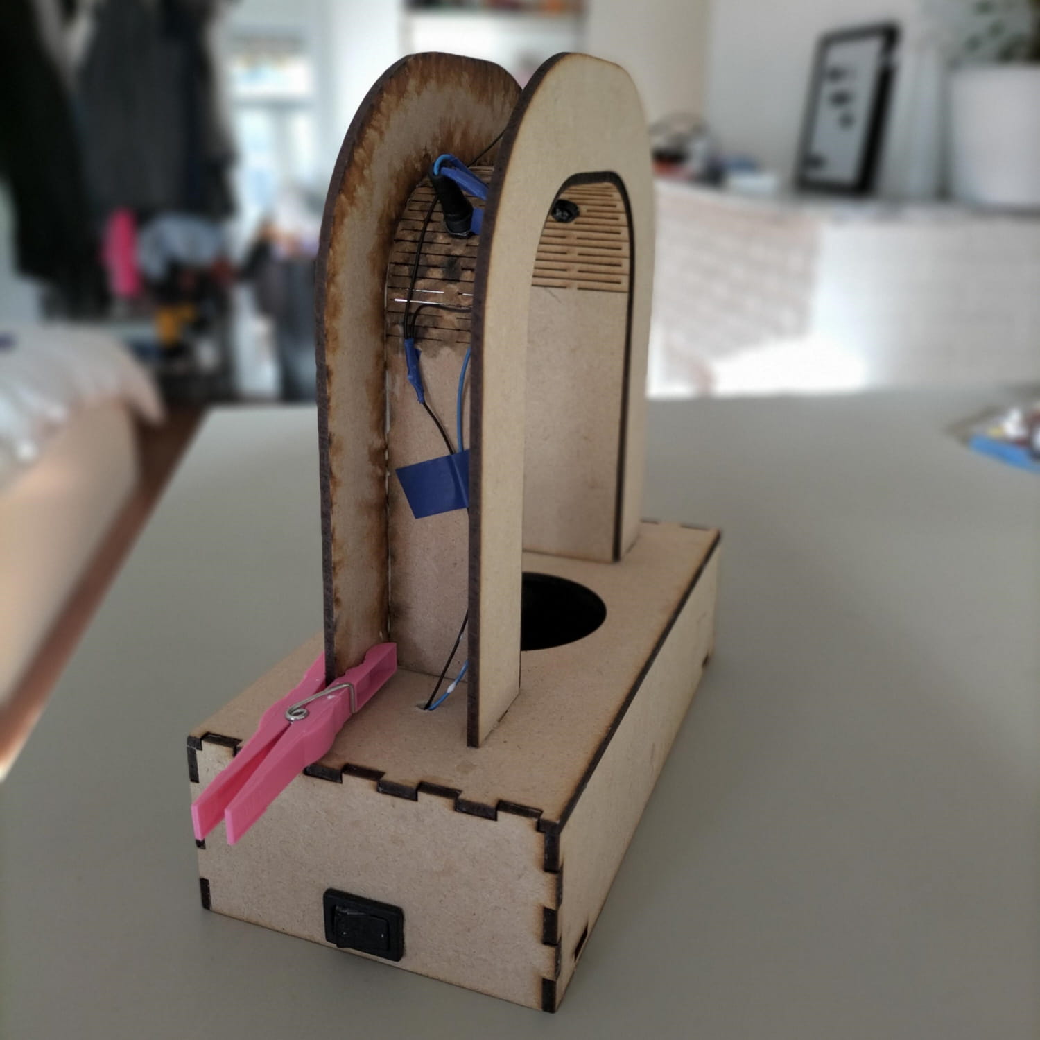 Laser Cut Wooden Plant Spotlight DXF File Free Download - 3axis.co