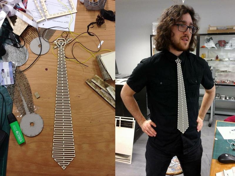 Laser Cut Tie Free Vector Download - 3axis.co