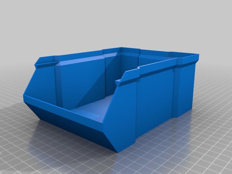Stackable Container 3D Printer Model Download Free STL File - 3axis.co