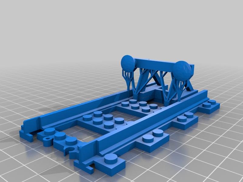 Various Lego Compatible Train Track Crossing , Buffers And Other Bits ...