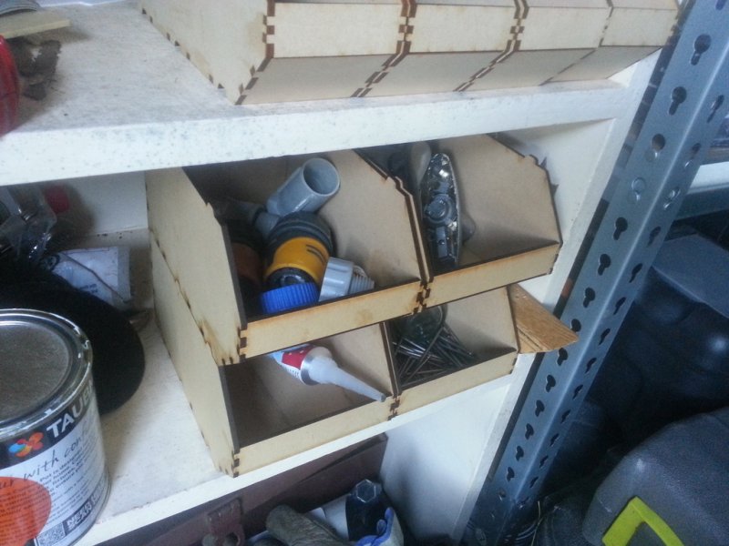 Laser Cut Screwless Stackable Linbin SVG File Free Download - 3axis.co