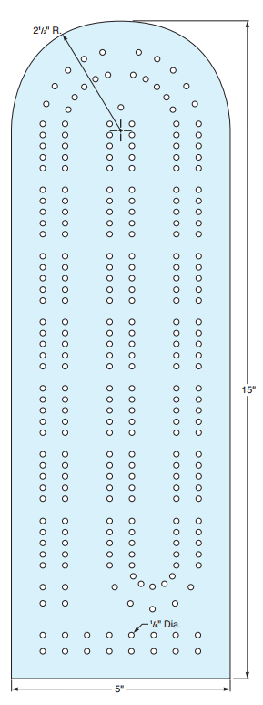 Shark Cribbage Board Dxf File Free Download 3axis co