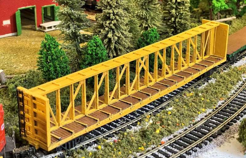 73ft Centerbeam Train Car HO Scale 3D Printer Model Download Free STL ...