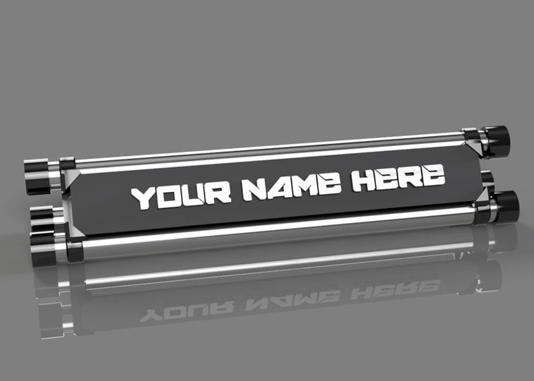 Awesome Name Plate Project 3D Printer Model Download Free STL File ...