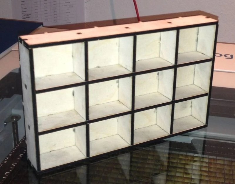 Laser Cut Parametric Seed Box DXF File Free Download - 3axis.co