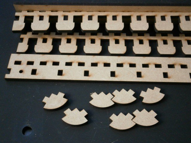 Laser Cut USB Cable Hanger DXF File Free Download - 3axis.co