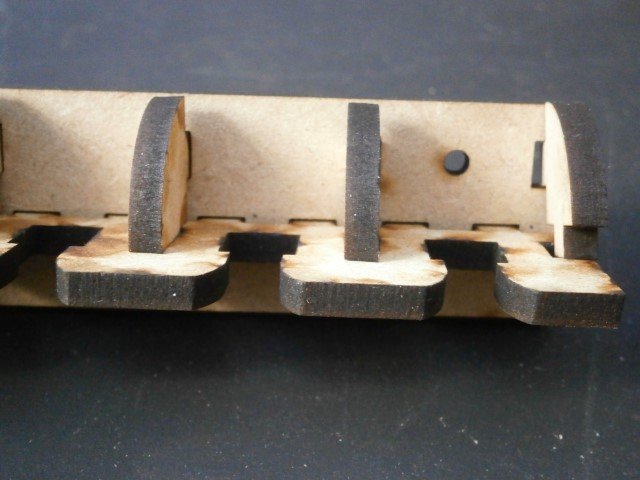 Laser Cut USB Cable Hanger DXF File Free Download - 3axis.co