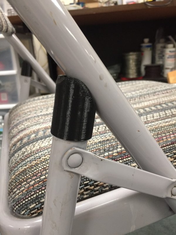 Folding Chair Foot 3D Printer Model Download Free STL File - 3axis.co