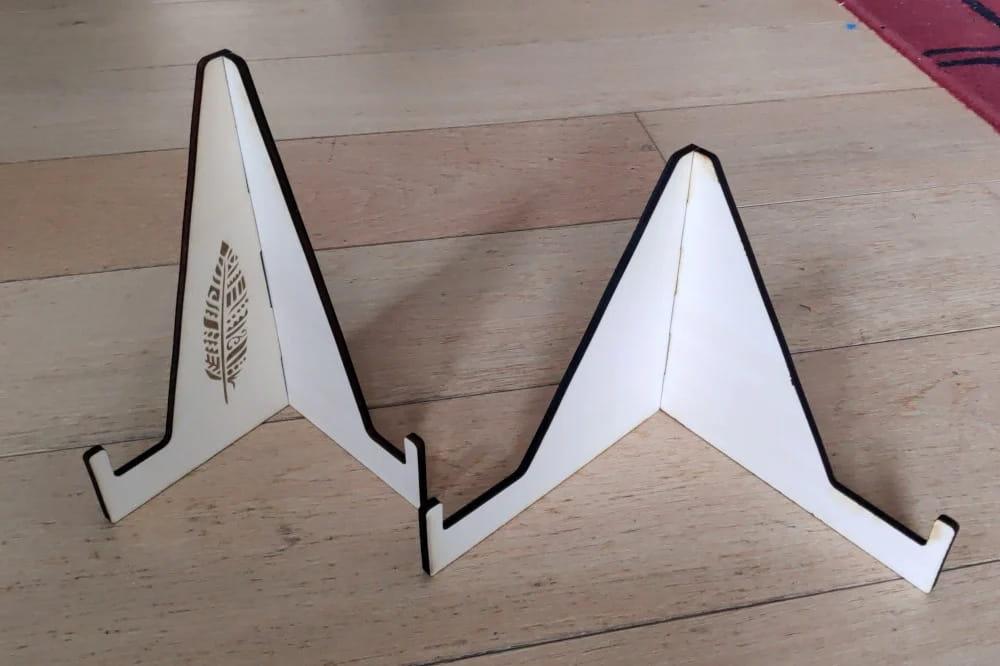 Laser Cut Photo Frame Stand SVG File Free Download - 3axis.co